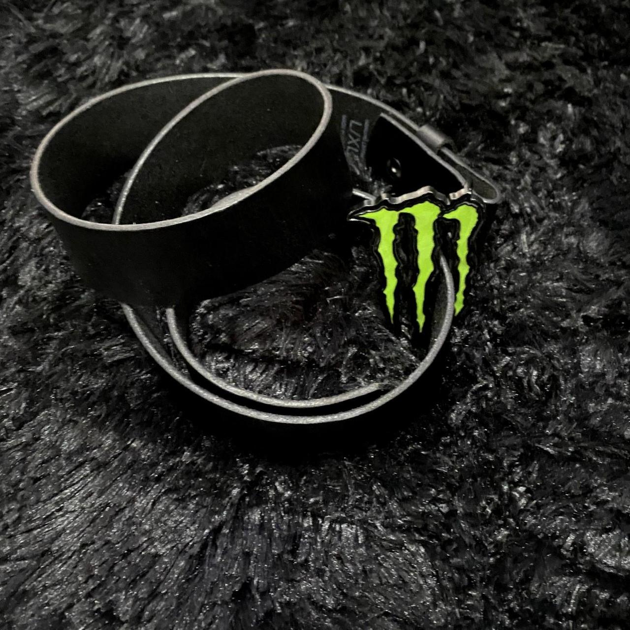 Monster energy belt size L/XL #Grunge #Emo #goth... | Depop