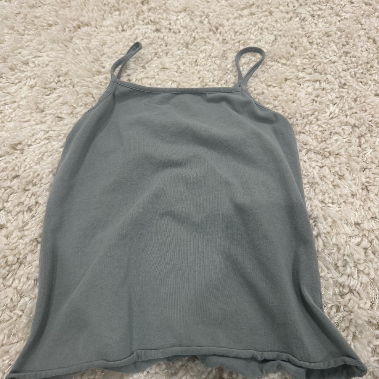 cute green brandy tank - Depop