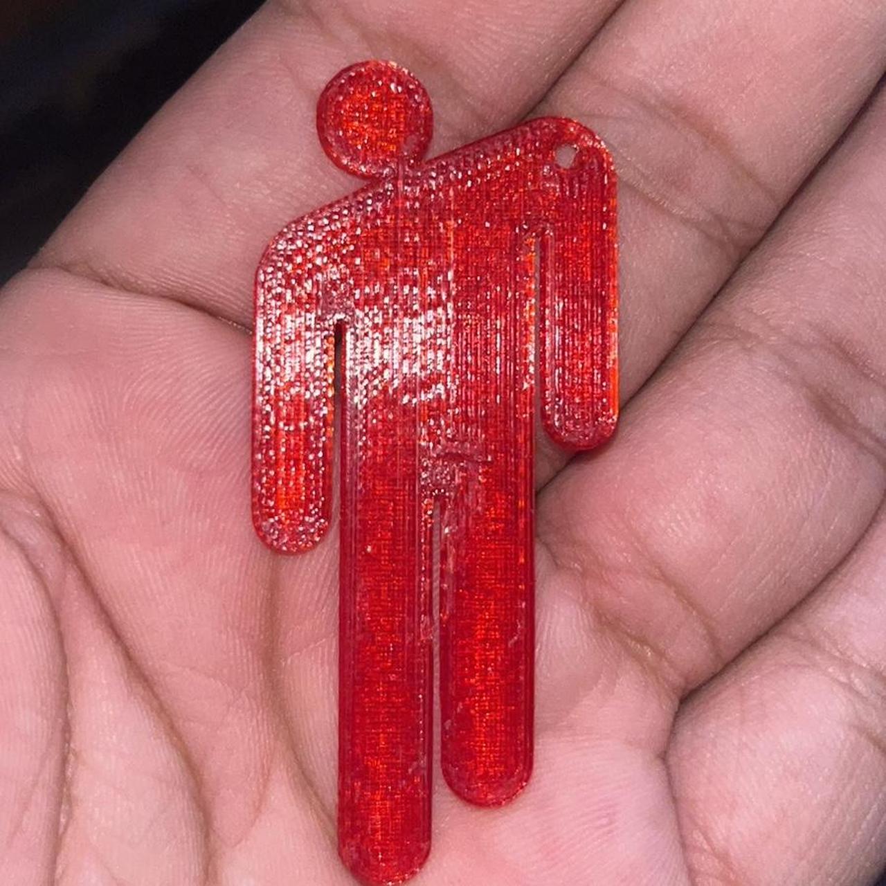 Red Billie Eilish blohsh 3D printed ️ - Depop