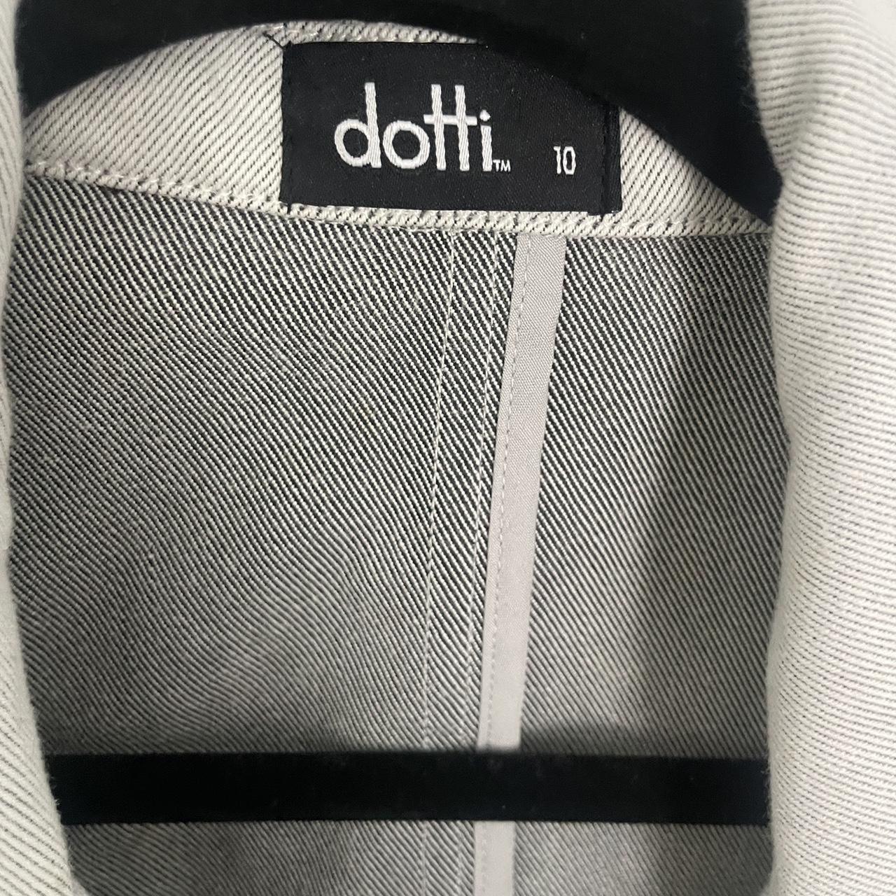 Dotti denim crop jacket. Size 10. Only worn once... - Depop