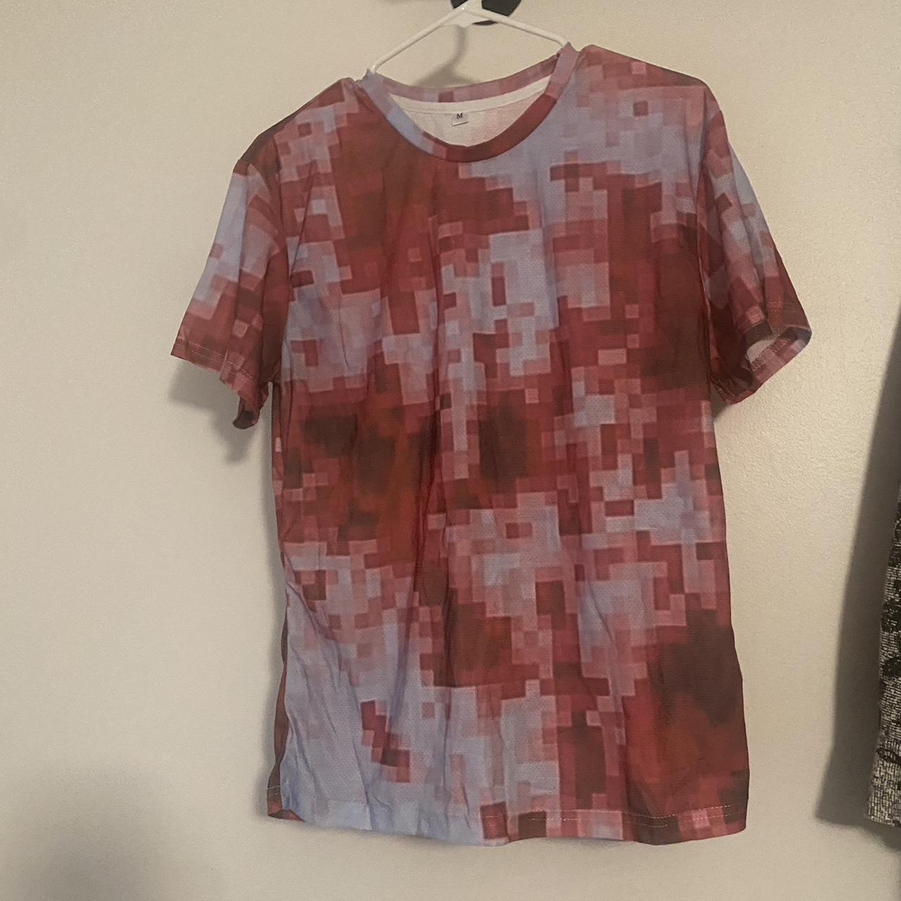 Bloody pixel shirt💉🩸 M If u want it take it rn... - Depop