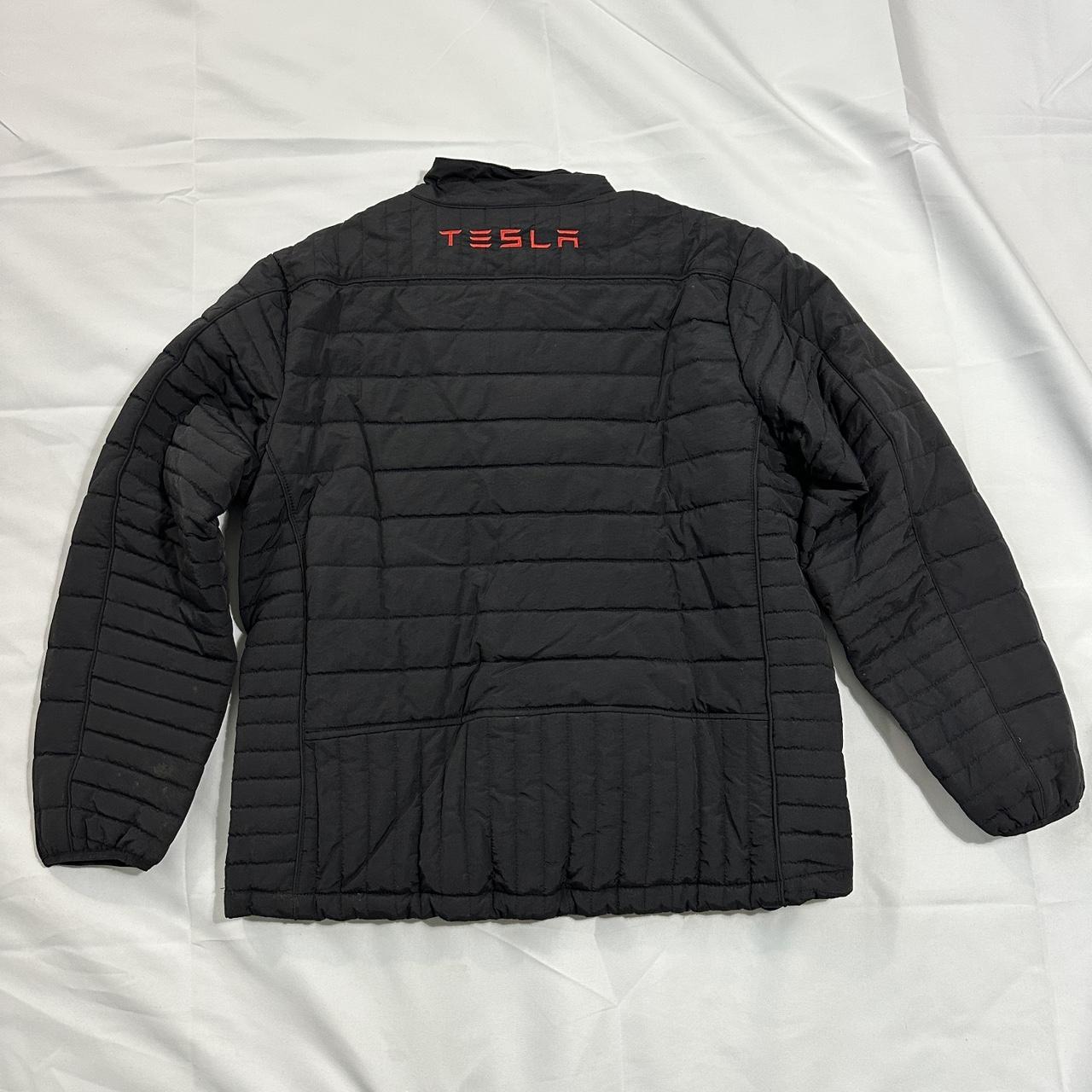 Tesla Employee Issue Puffer Jacket Boxy fit.... | Depop