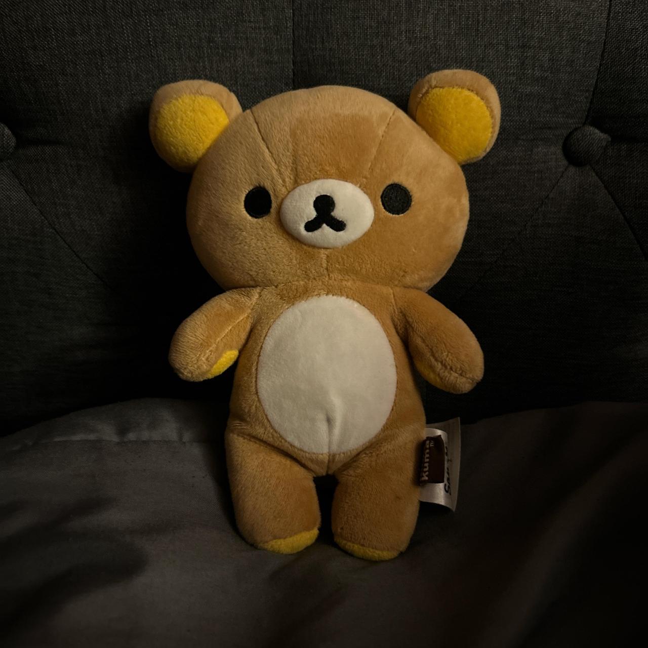 rilakkuma plushie with zipper #rilakkuma #plushie - Depop