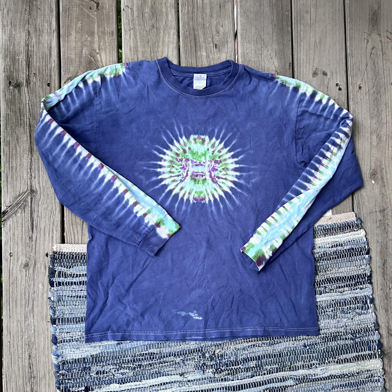 Vintage Tie Dye Anvil Tag Condition: Fair Size: L... - Depop