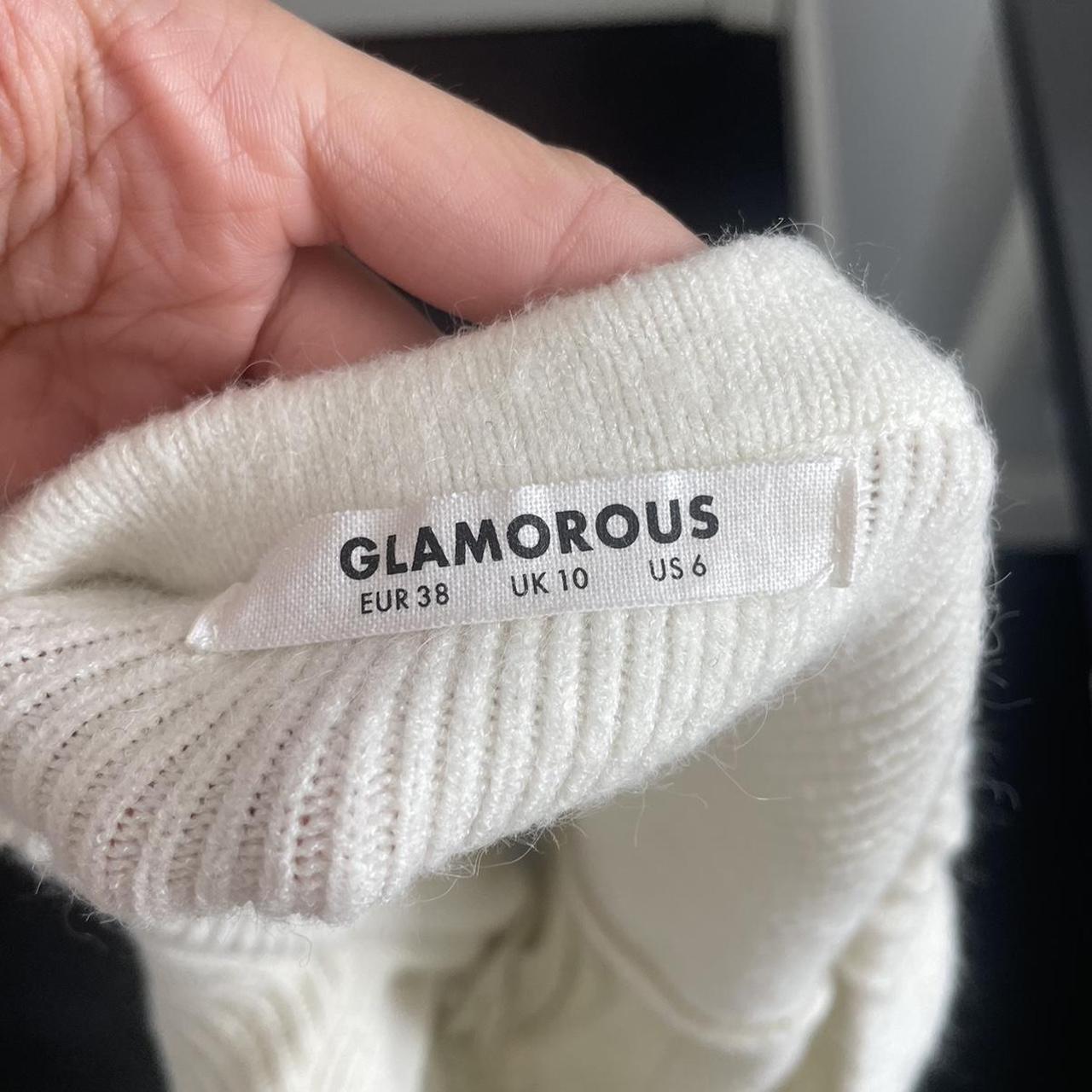 Cream wool knit bardot off the shoulder jumper with... - Depop