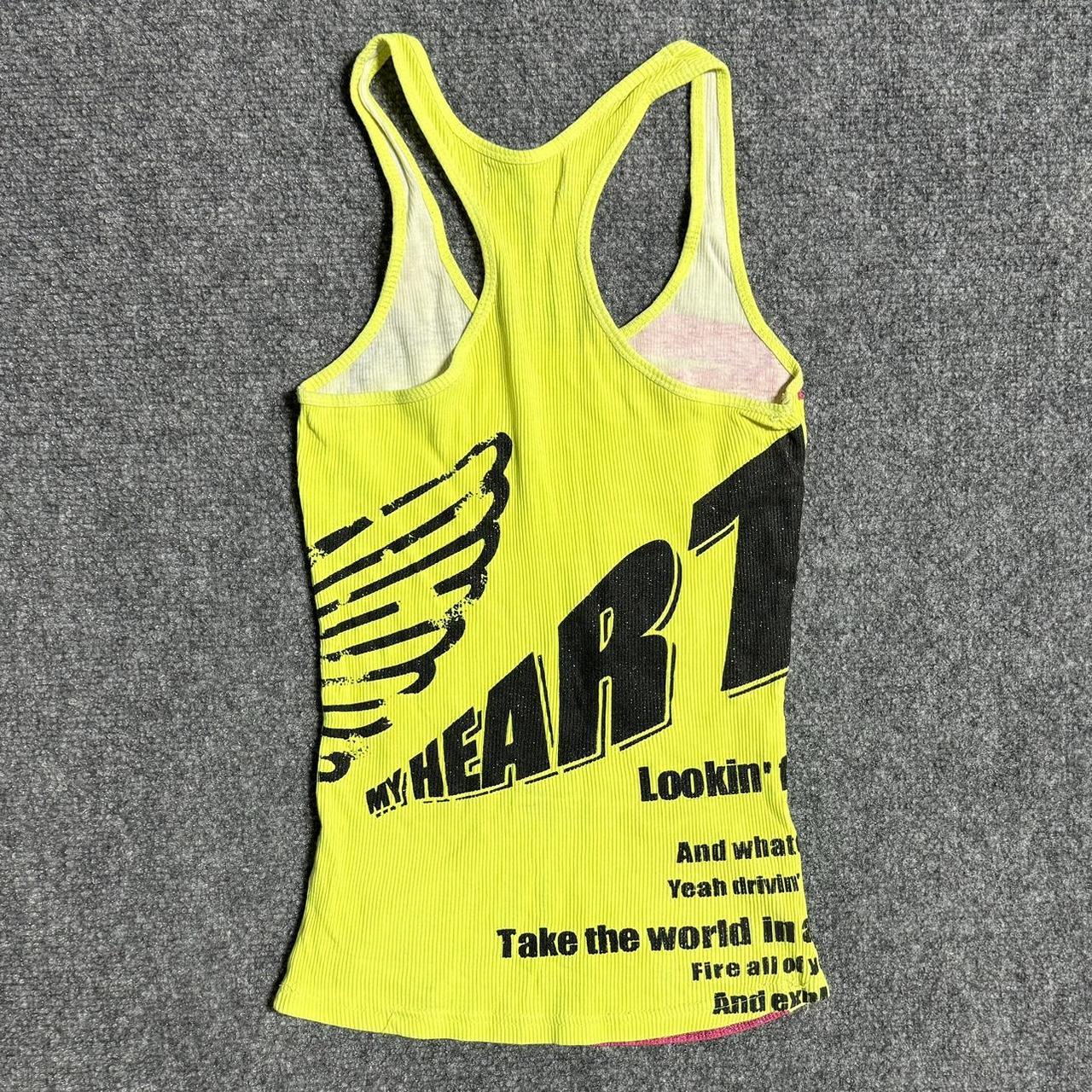 Japanese brand gyaru/gal risqué tank top. Has... | Depop