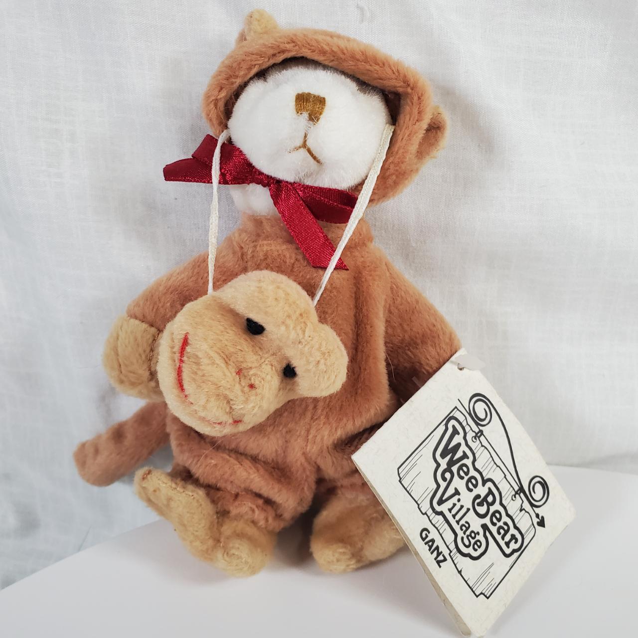 Vintage Ganz Wee Bear Village in Monkey Congo. Depop