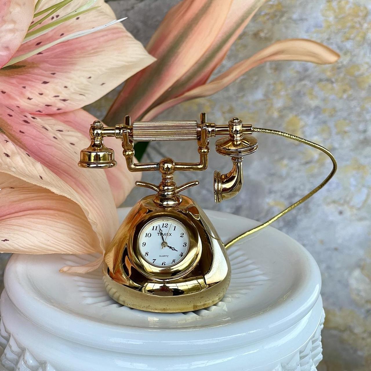 Vintage Timex Old Timey Telephone Clock (Working)... - Depop