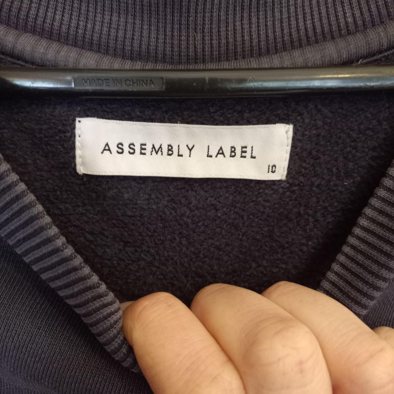 Assembly label jumper size 10, faded navy. Small... - Depop