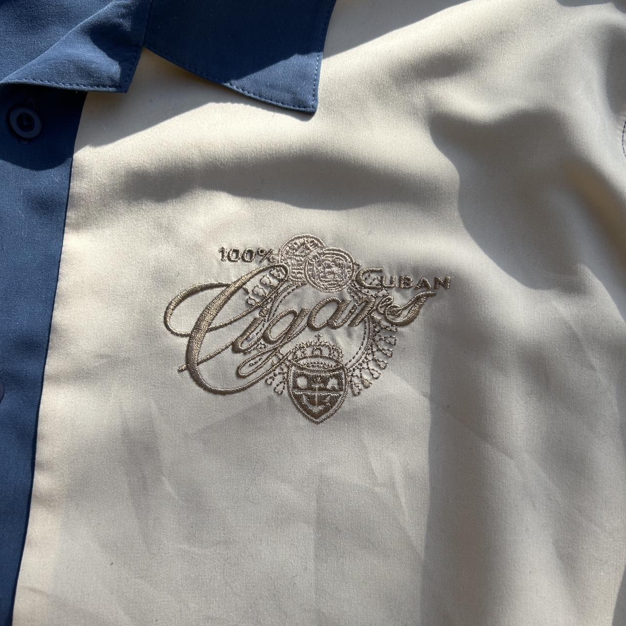 Extra large Cubavera 100% Cuban cigars button up... - Depop