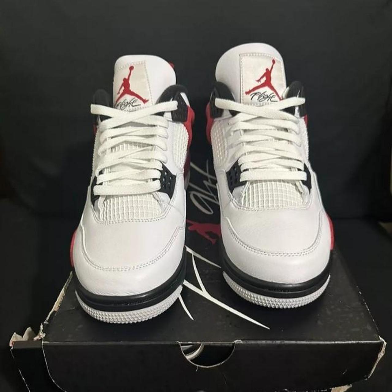 Jordan 4 retro Fire Red Cements I do have all sizes... - Depop
