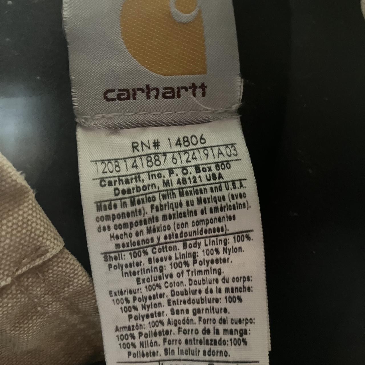 VINTAGE CARHARTT ZIP UP Zipper thing is missing THAT... - Depop