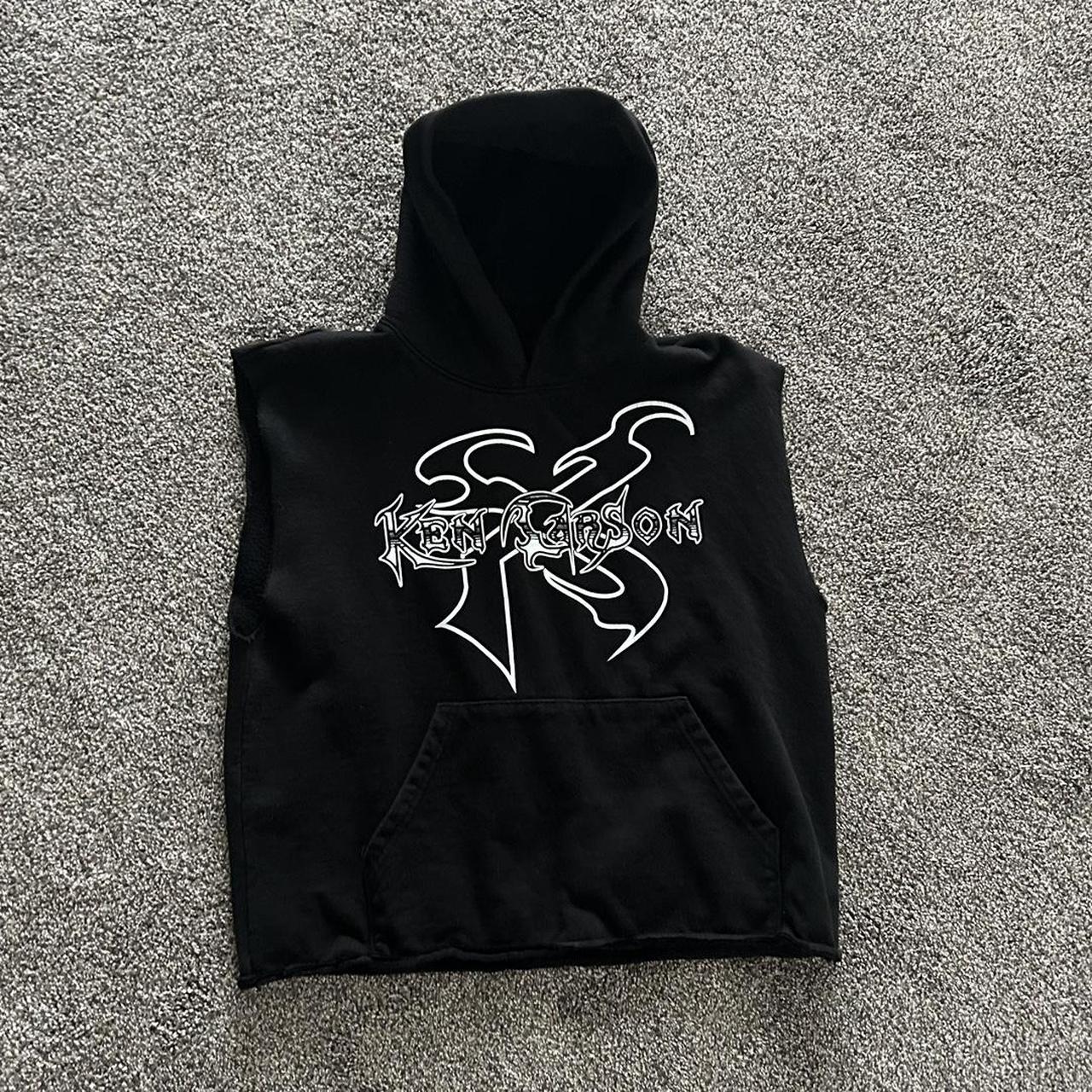 Ken Carson cut off hoodie from concert Worn 1... - Depop