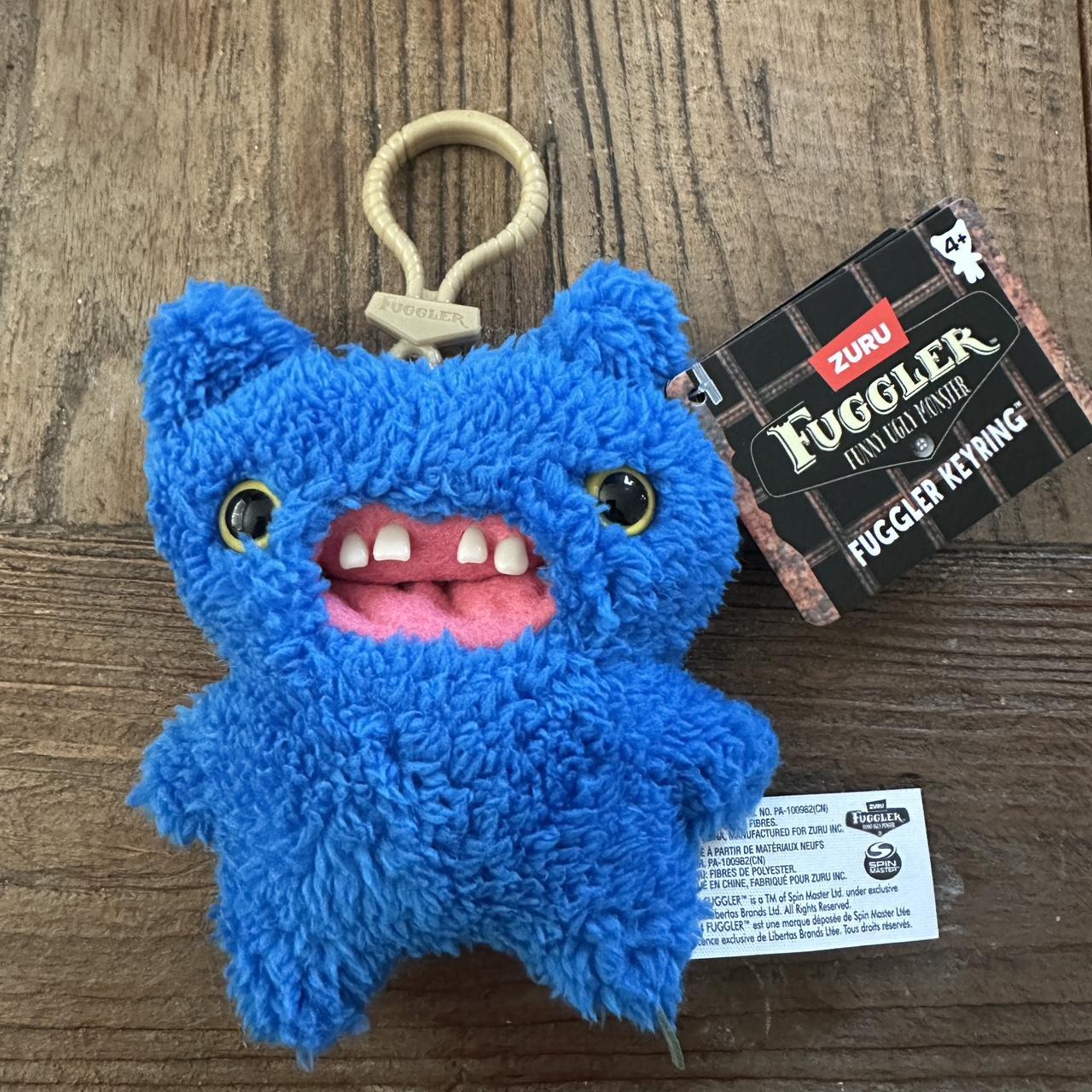 Fuggler Monster blue cat blob plush toy these little... | Depop