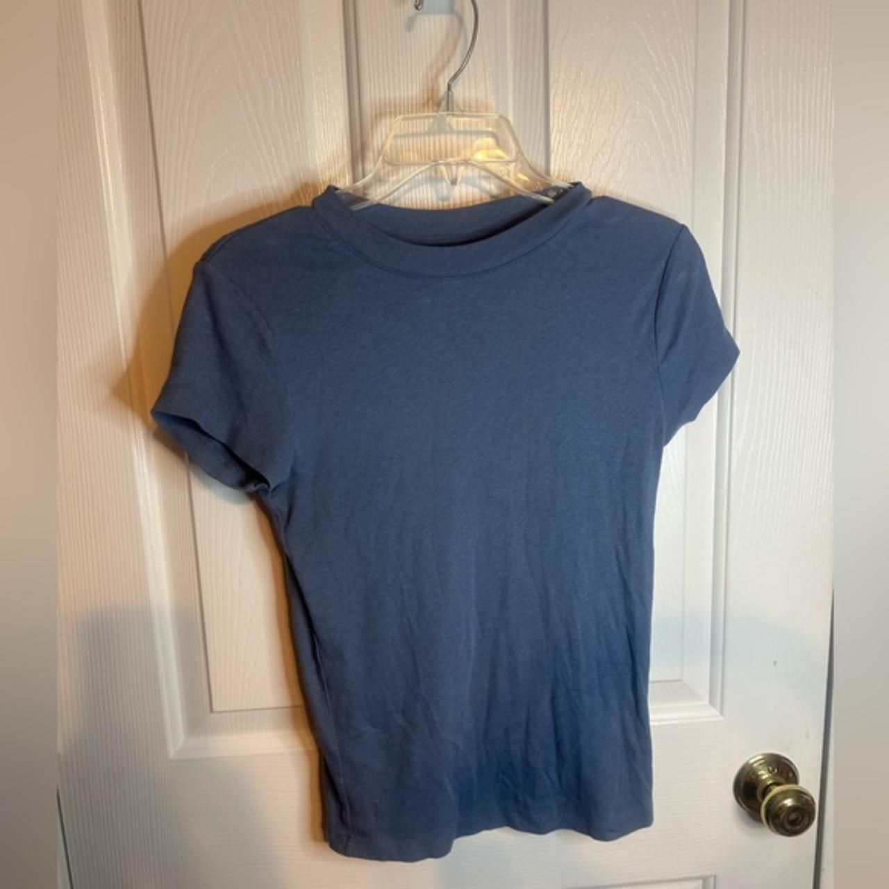 Womens Blue t-shirt a new day Shirt- Size... | Depop