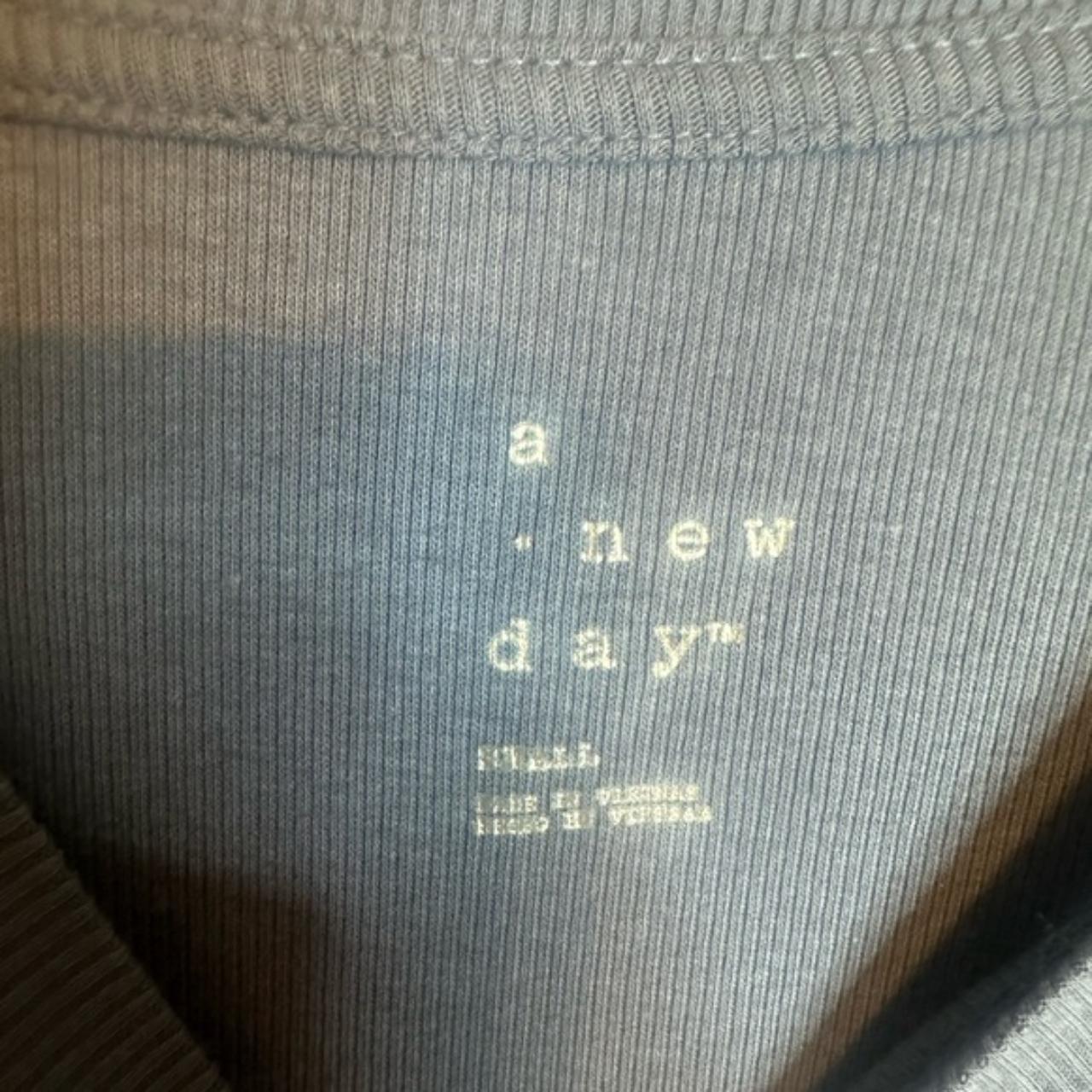Womens Blue t-shirt a new day Shirt- Size... | Depop