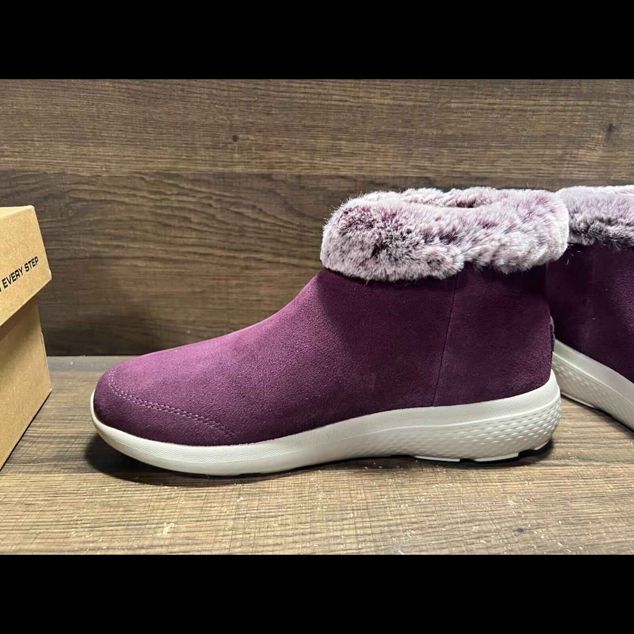 Skechers boots womens purple store