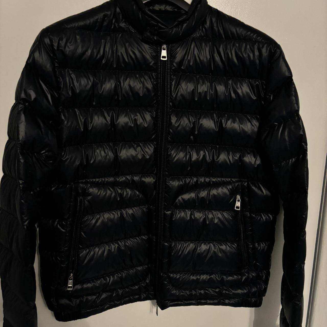 Men’s Moncler Navy acorus down jacket Moncler Size... - Depop