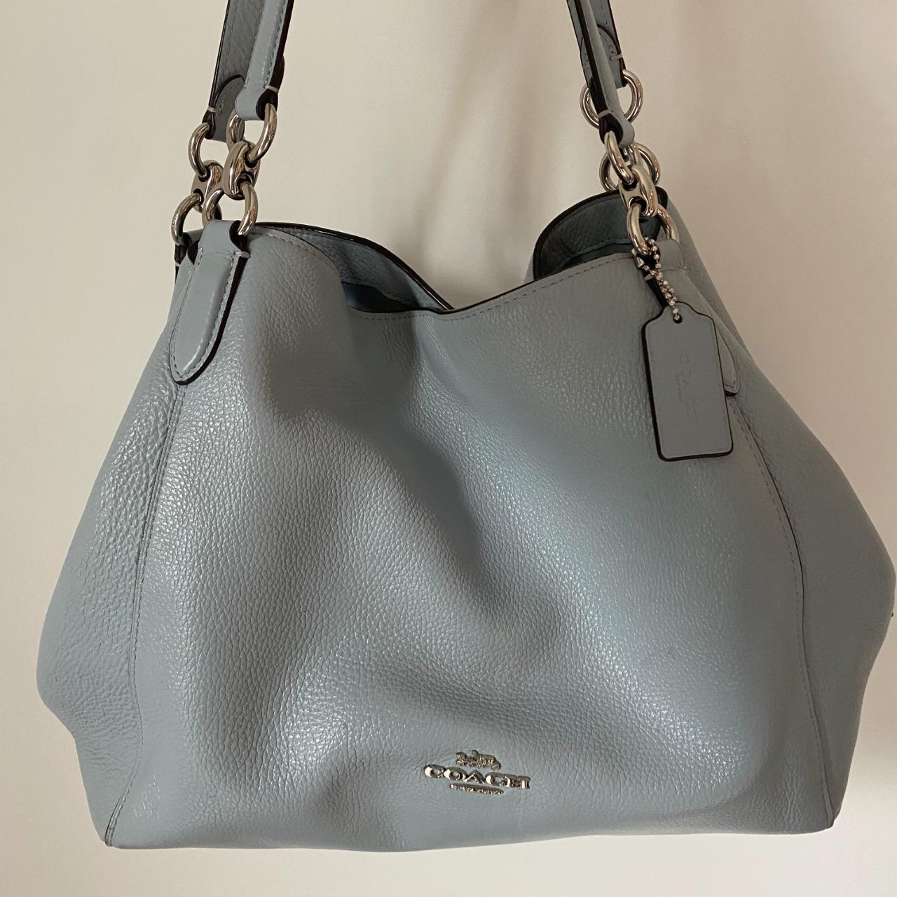 Light Blue Coach Bag - Depop
