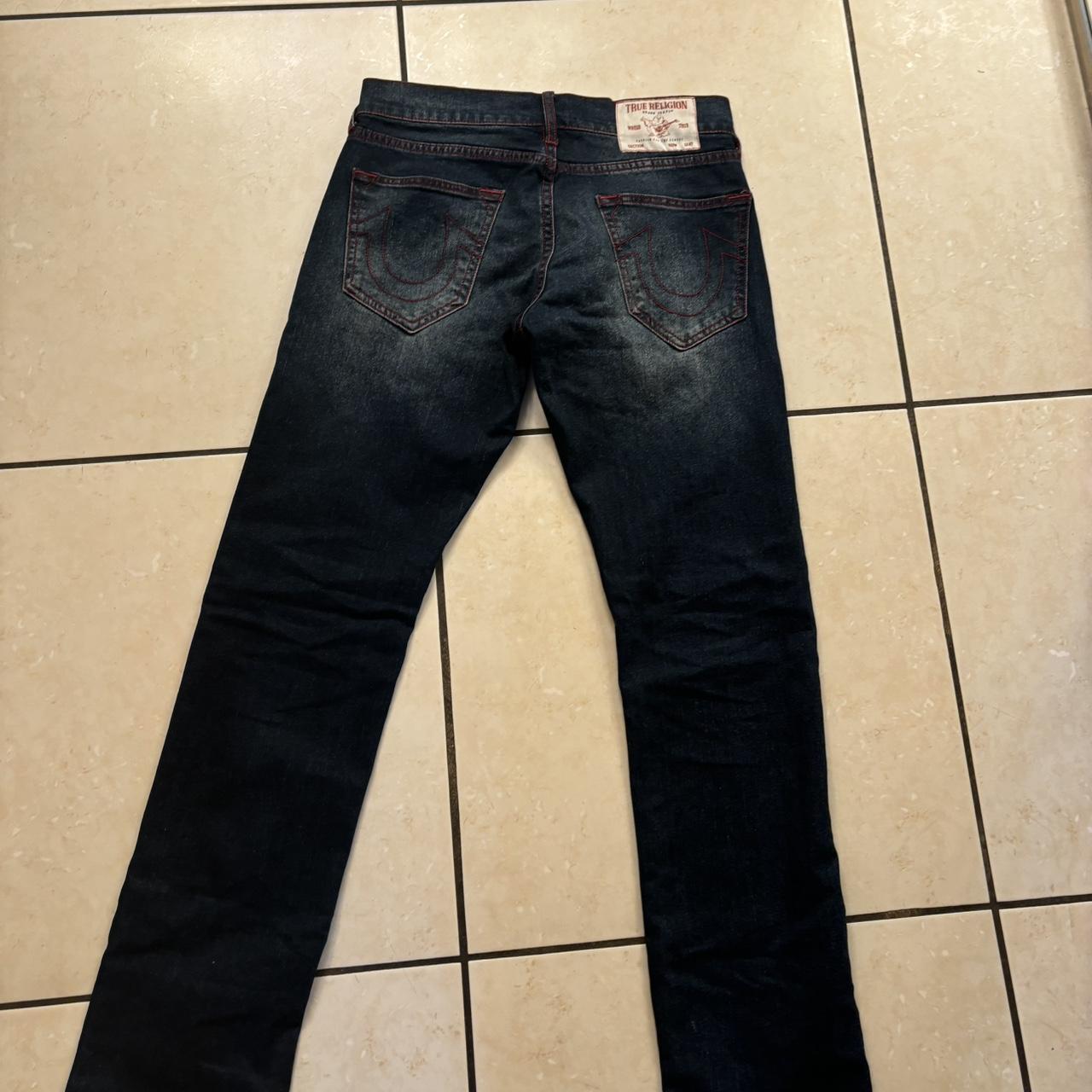 true religion ricky red T stiching worn twice size 29 | Depop