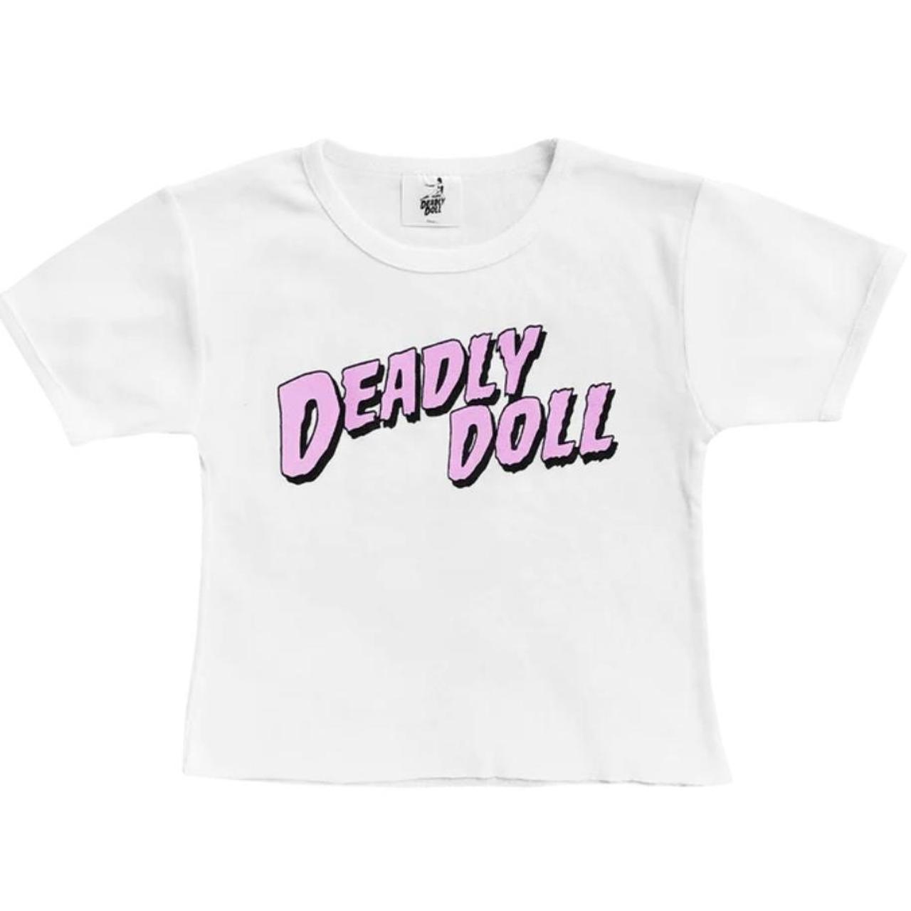 Chrome Hearts Women's White and Pink T-shirt | Depop