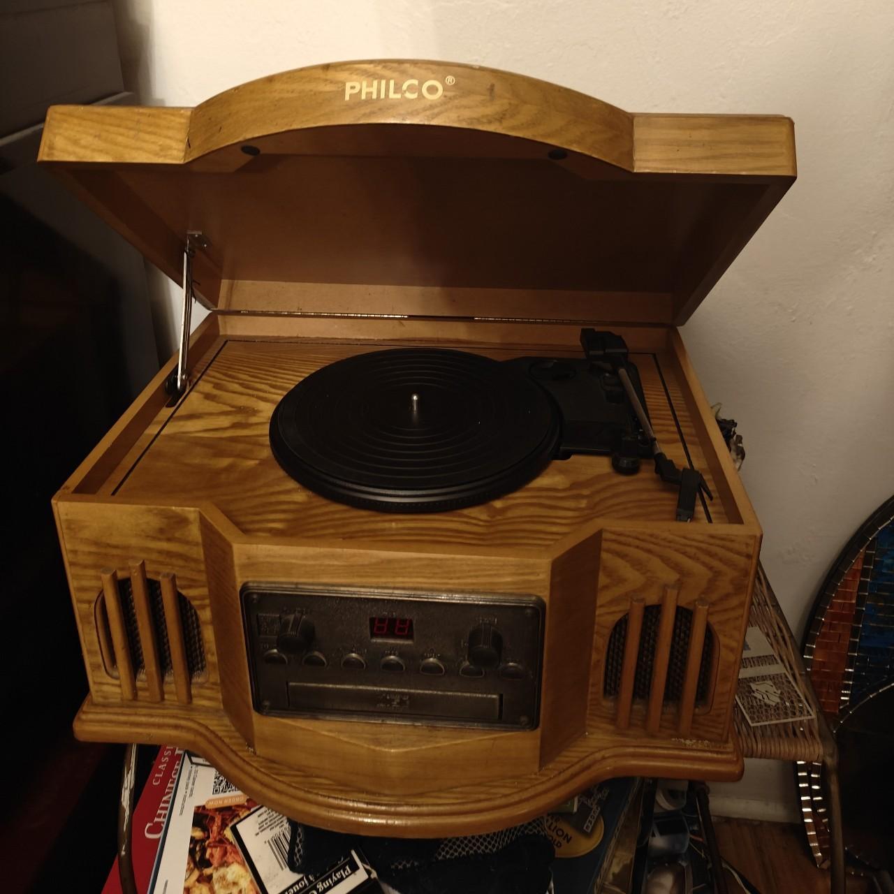 Philco Stereo Record Player Dimensions - 9" H x 18"... | Depop