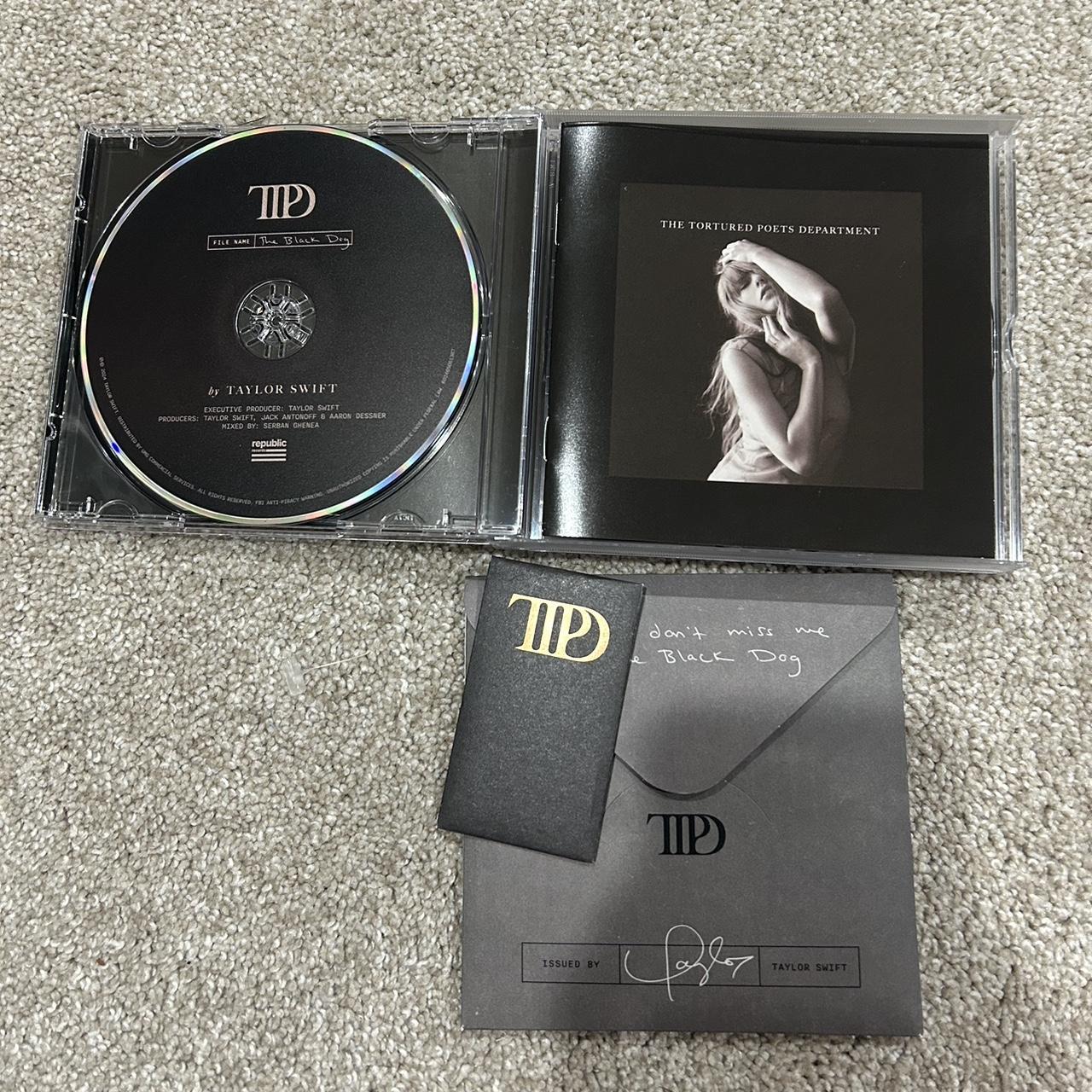 Taylor Swift TTPD CD, Variant: the black dog ONLY... - Depop