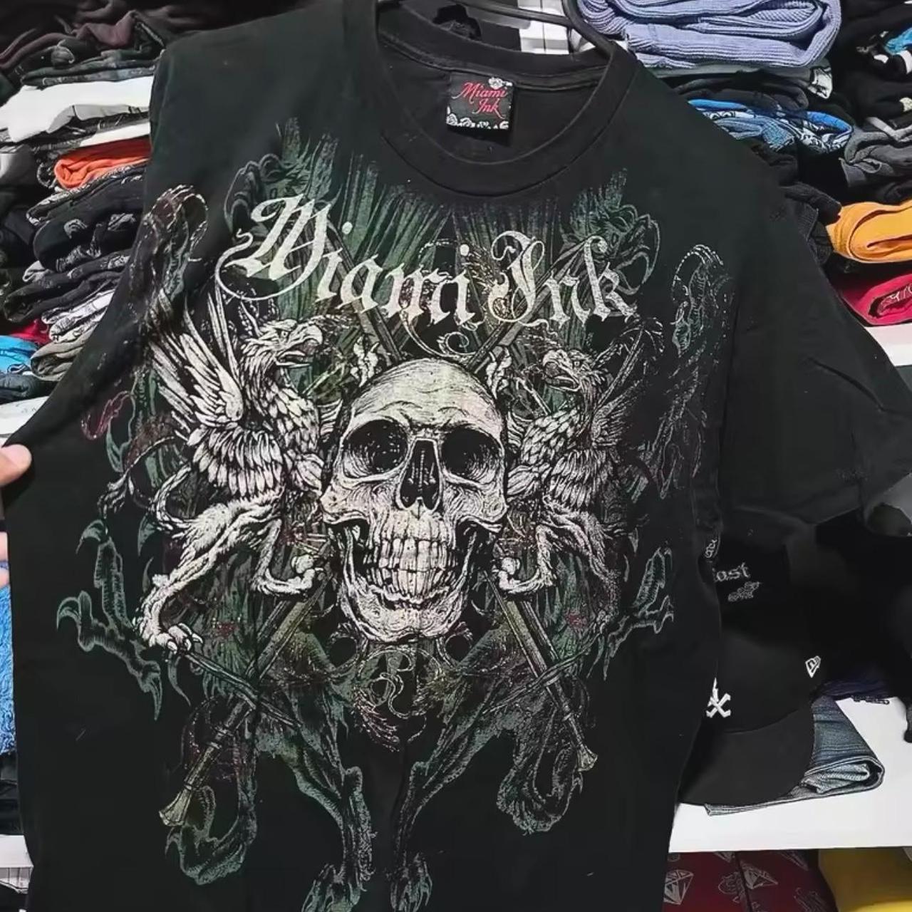 Goth y2k t shirt 2000s retro | Depop