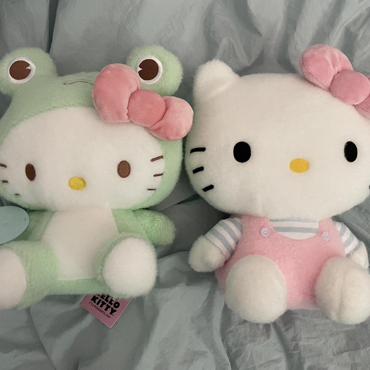 frog hello kitty and cute hello kitty dressed in... - Depop