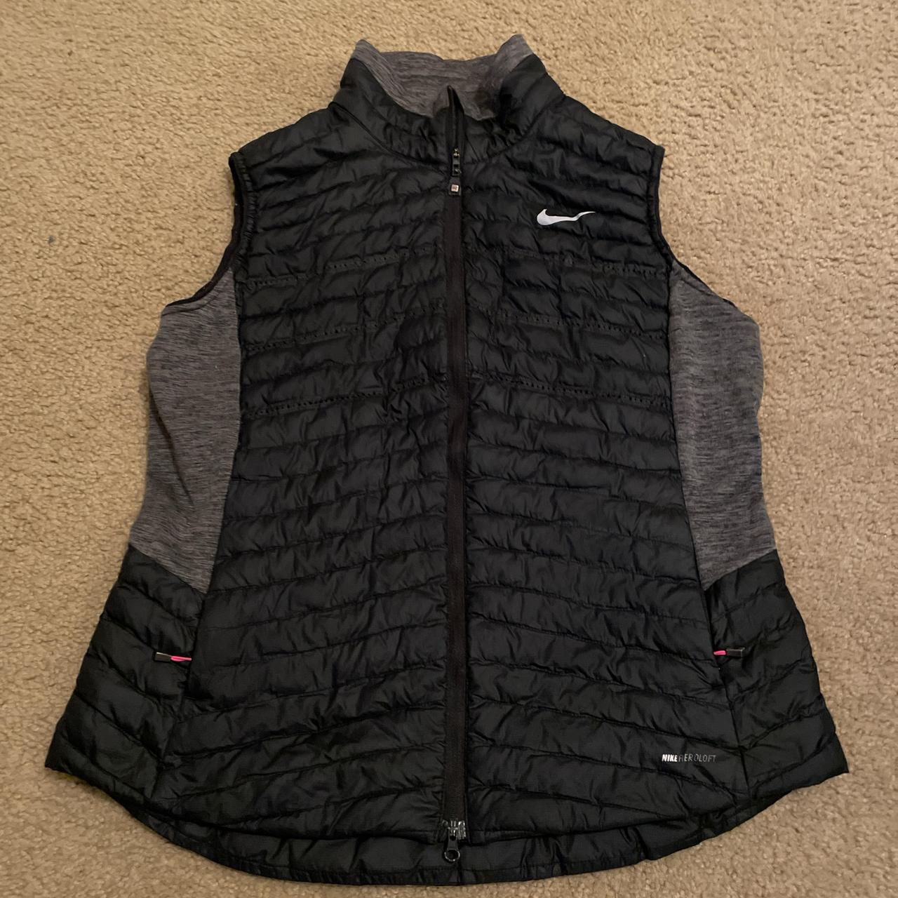 Black Nike running vest - Depop