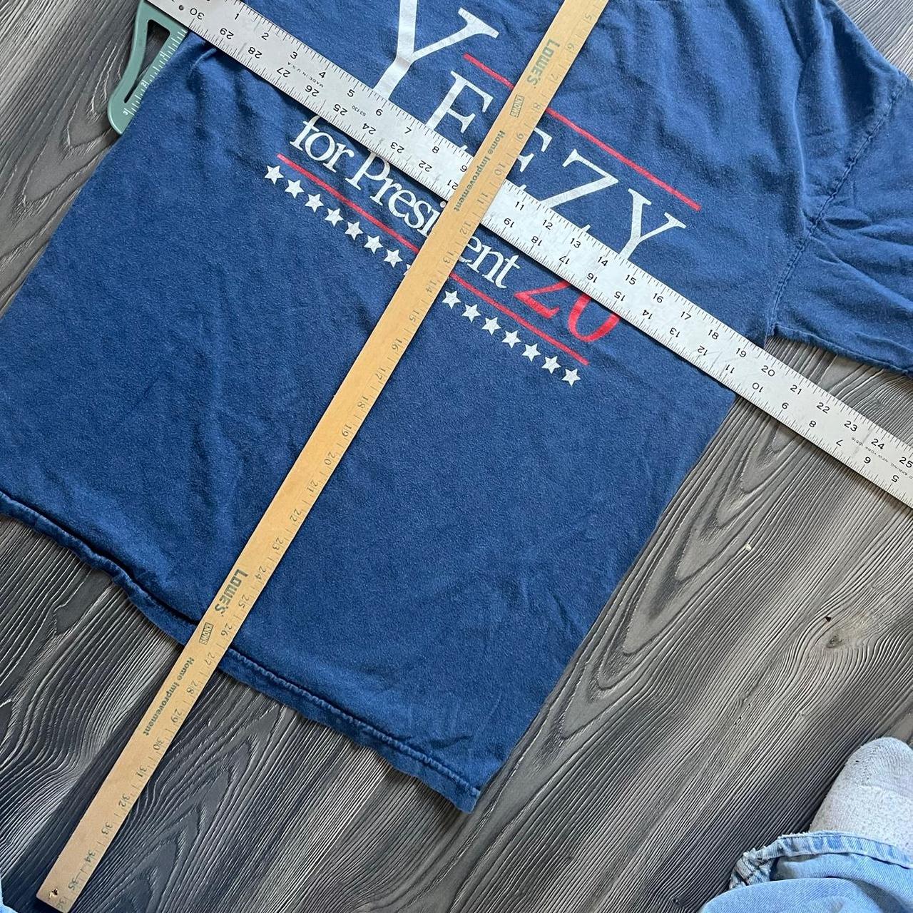Navy blue Kanye West Yeezy for President 2020 tee... | Depop