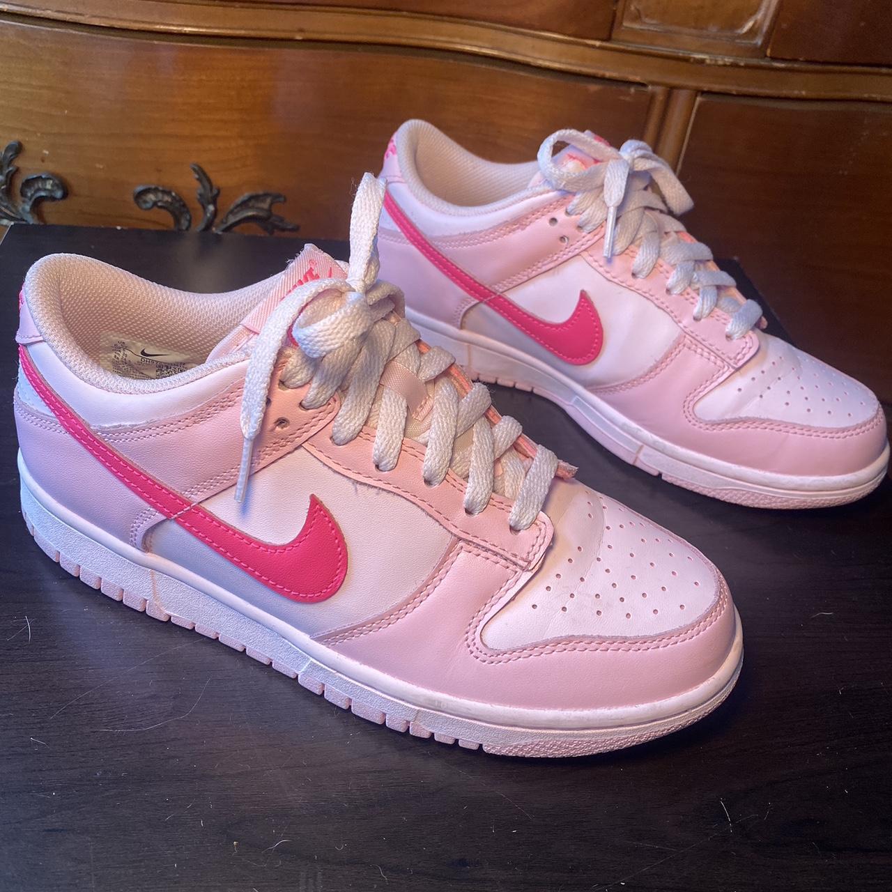 Nike “Triple Pink” Dunks - Size 6.5Y - Depop