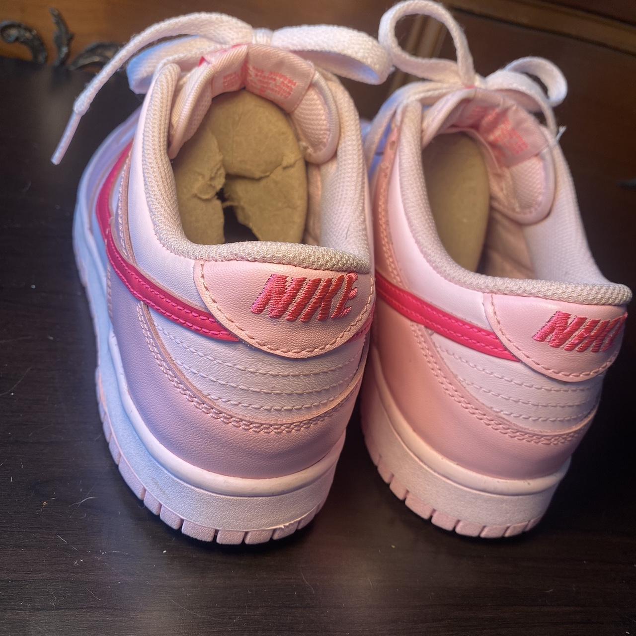 Nike “Triple Pink” Dunks - Size 6.5Y - Depop