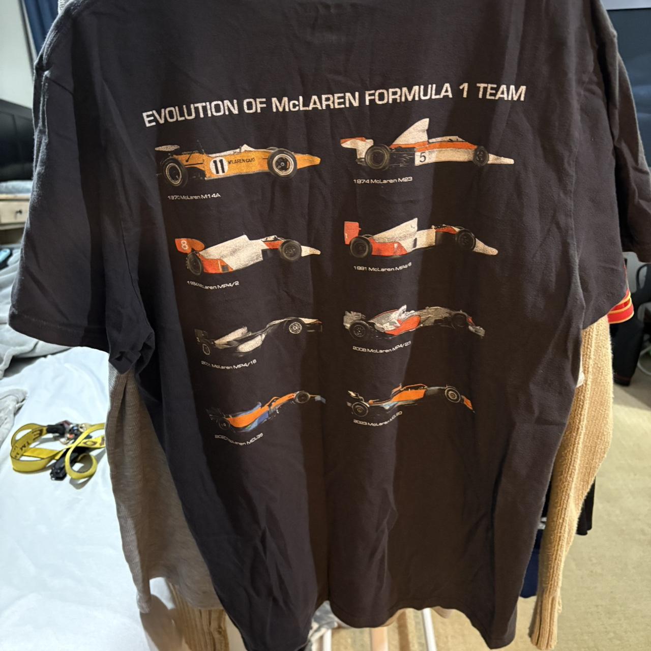 Black McLaren Formula 1 team t-shirt #F1 | Depop