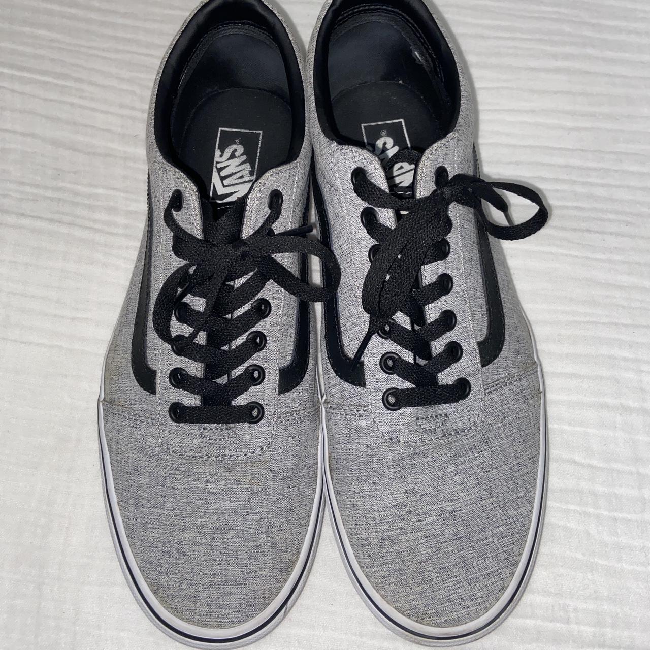 Men’s heather gray vans shoes. Minimally worn with... - Depop