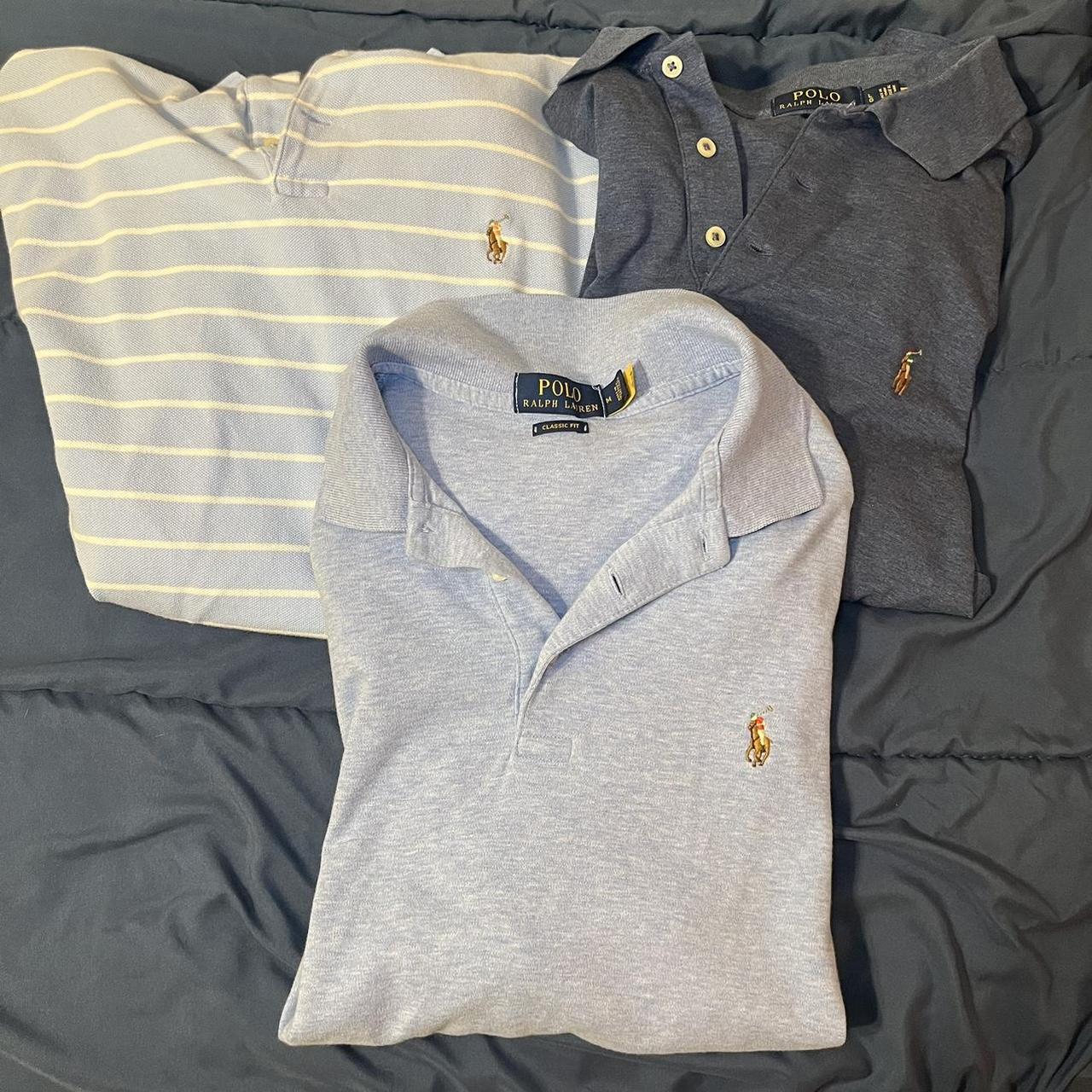 Polo Ralph Lauren Polo Shirt Bundle 2 Larges, 1... - Depop