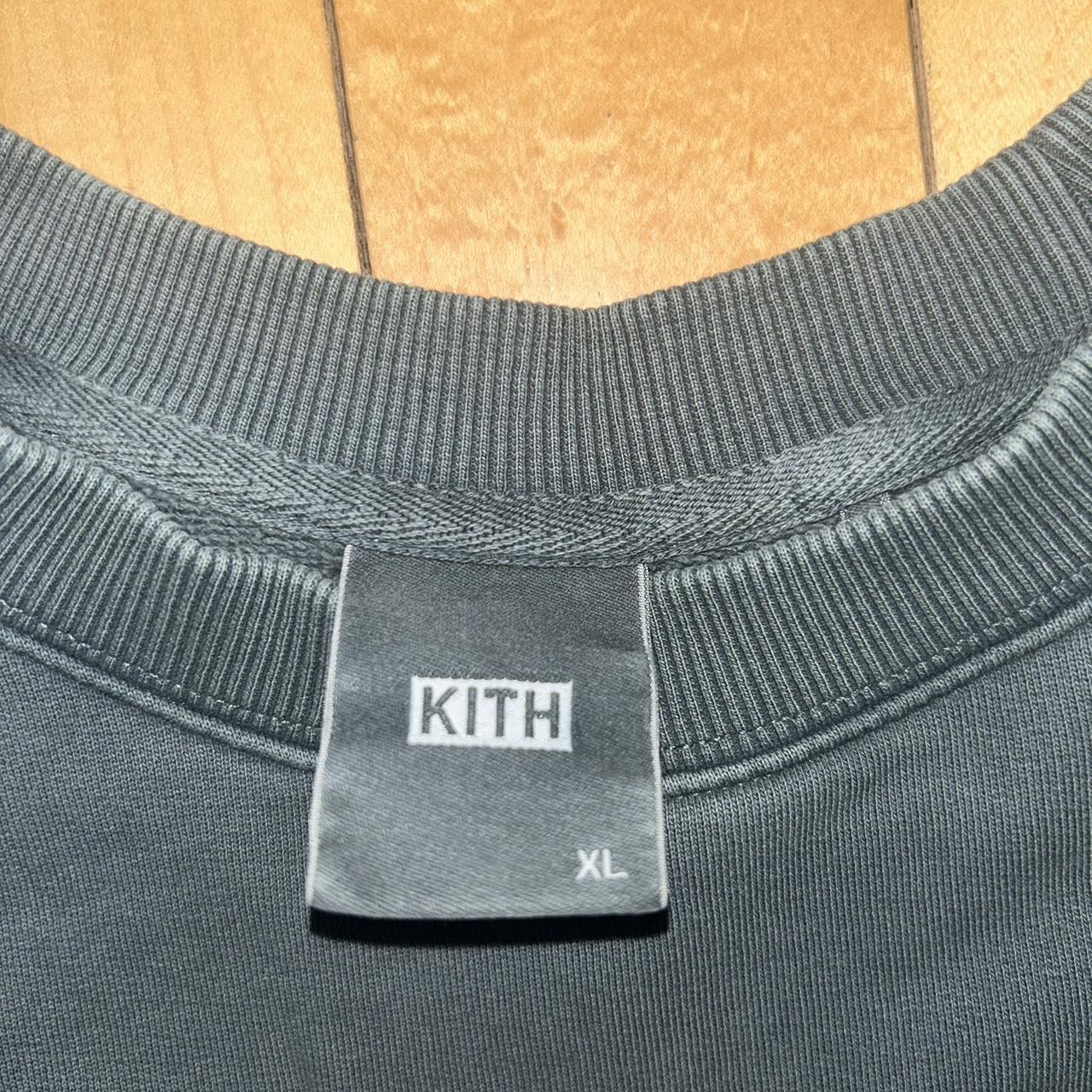 Kith Women's Blue and Green Sweatshirt | Depop