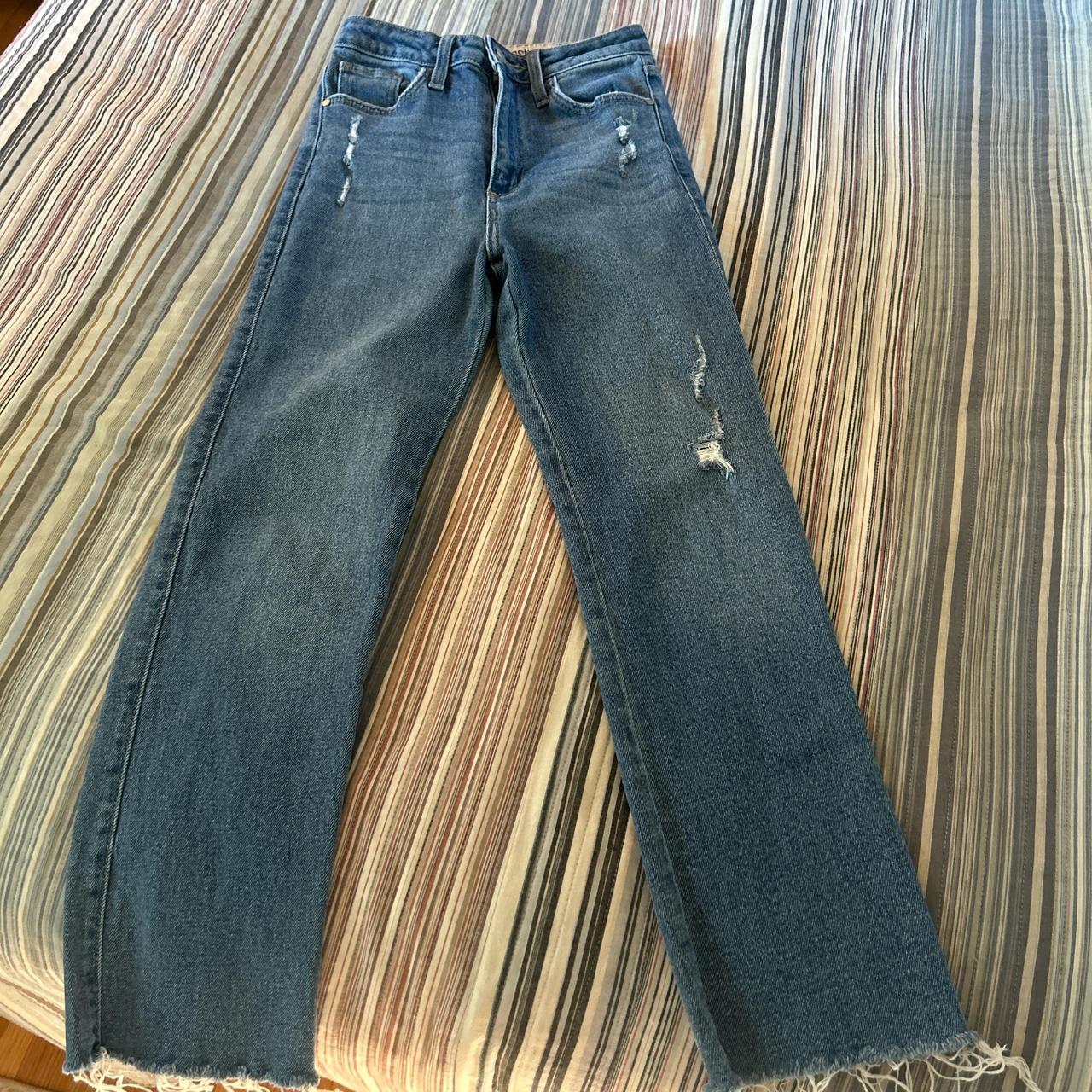 Pookie & Sebastian size 25 jeans One tiny rip Slim... - Depop