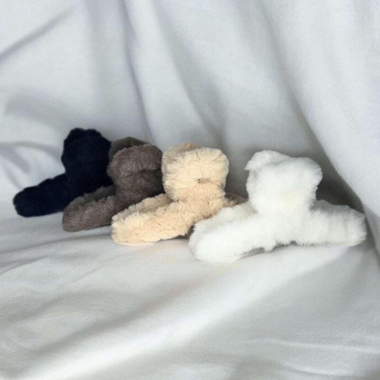 Introducing our fuzzy claw clips, the perfect blend... - Depop