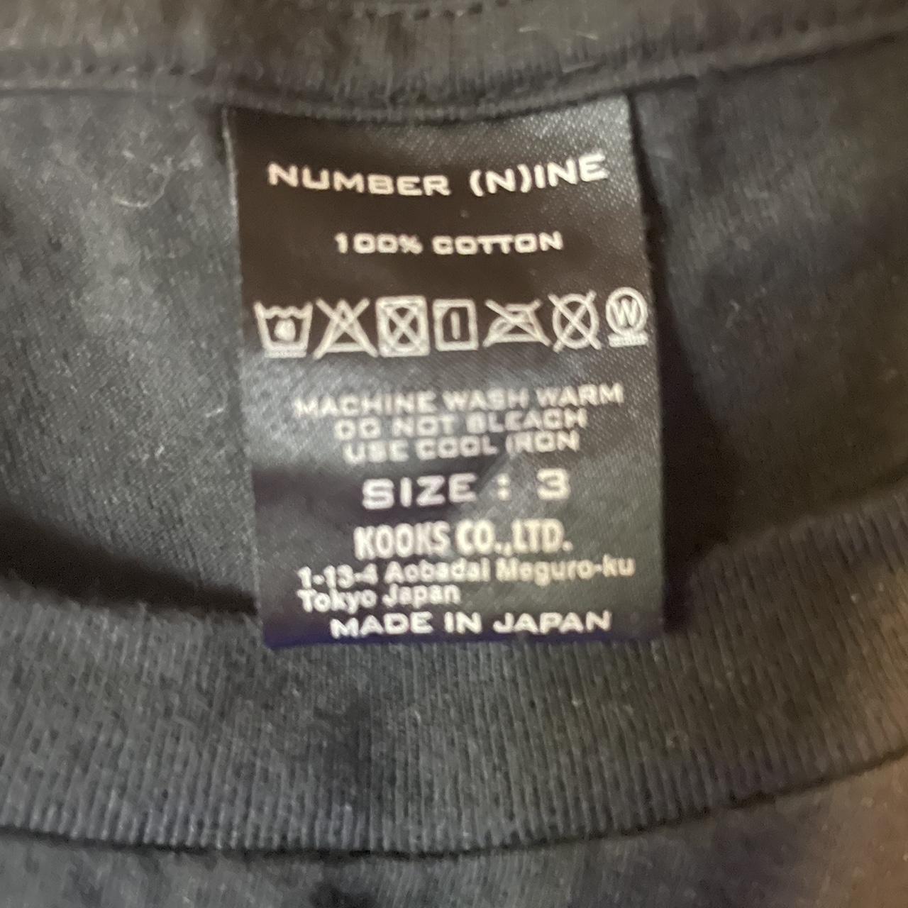 number nine shield tee size 3 pre good condition... - Depop