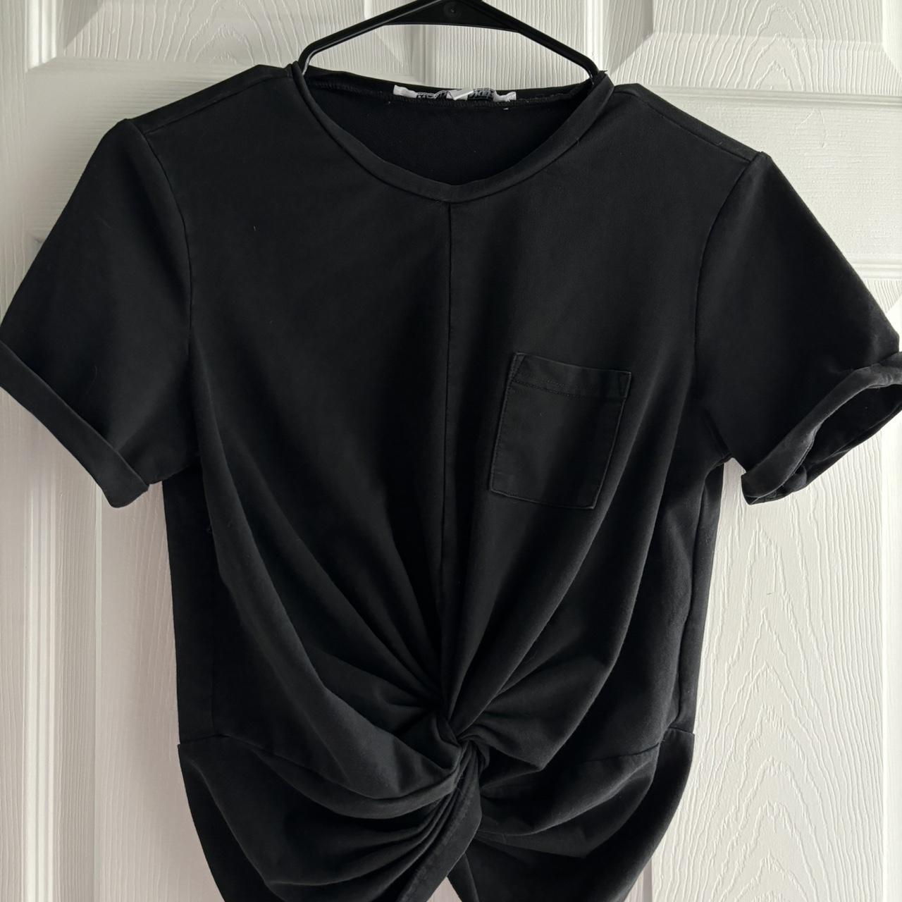 Black crunch top - Depop
