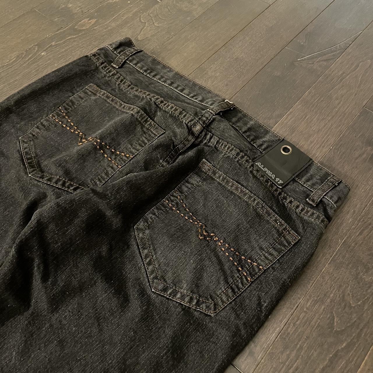 Y2K style jeans - alpha 17 jeans - men’s size 34 x 30 - Depop