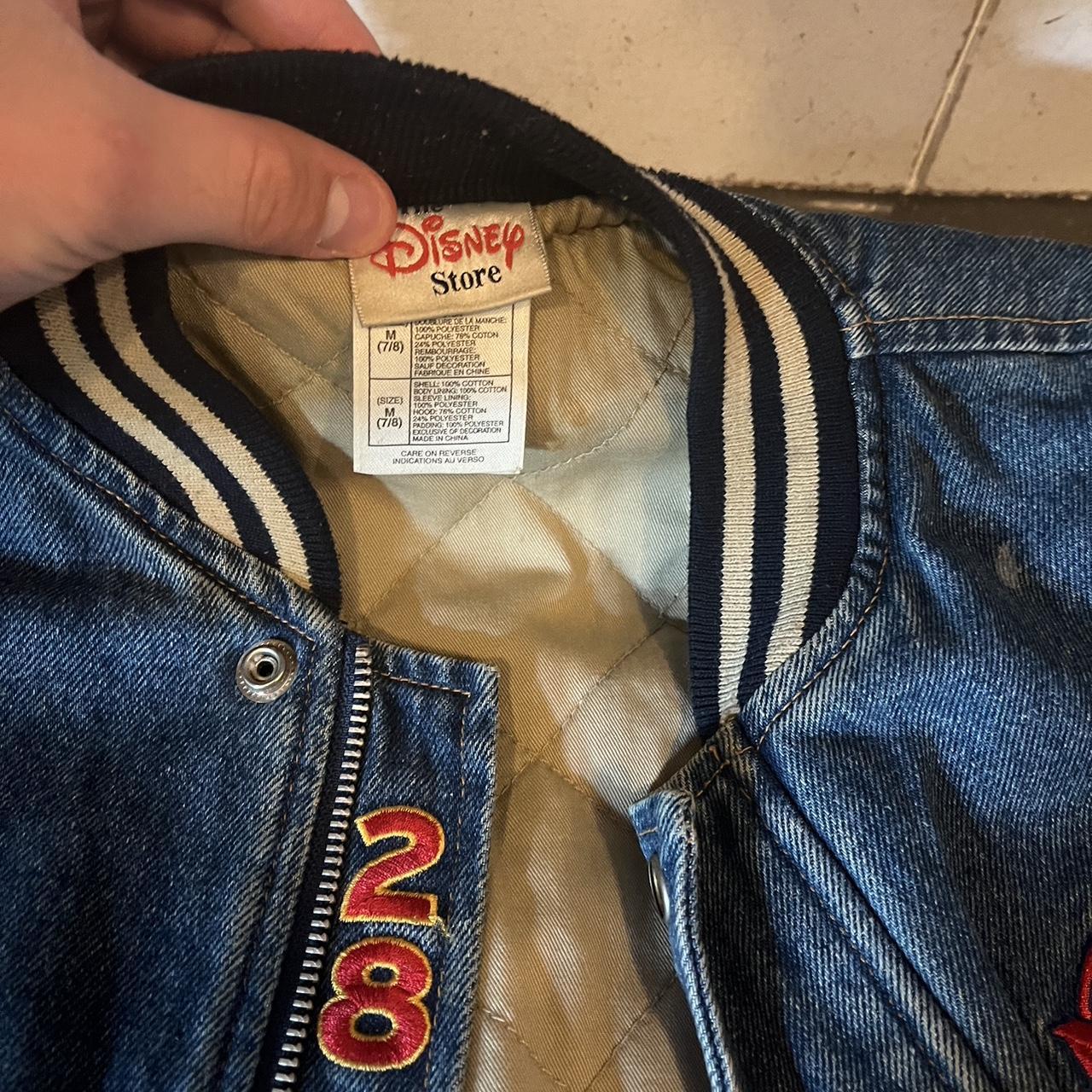 1990s Disney varsity jacket Stain on sleeve YOUTH... | Depop