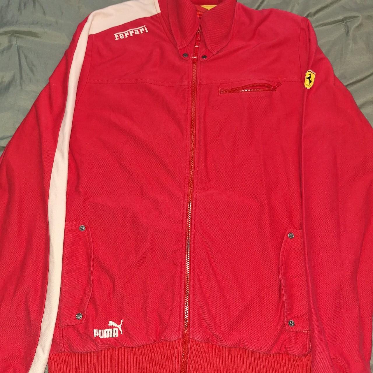 Puma x Ferrari Track Jacket - Depop