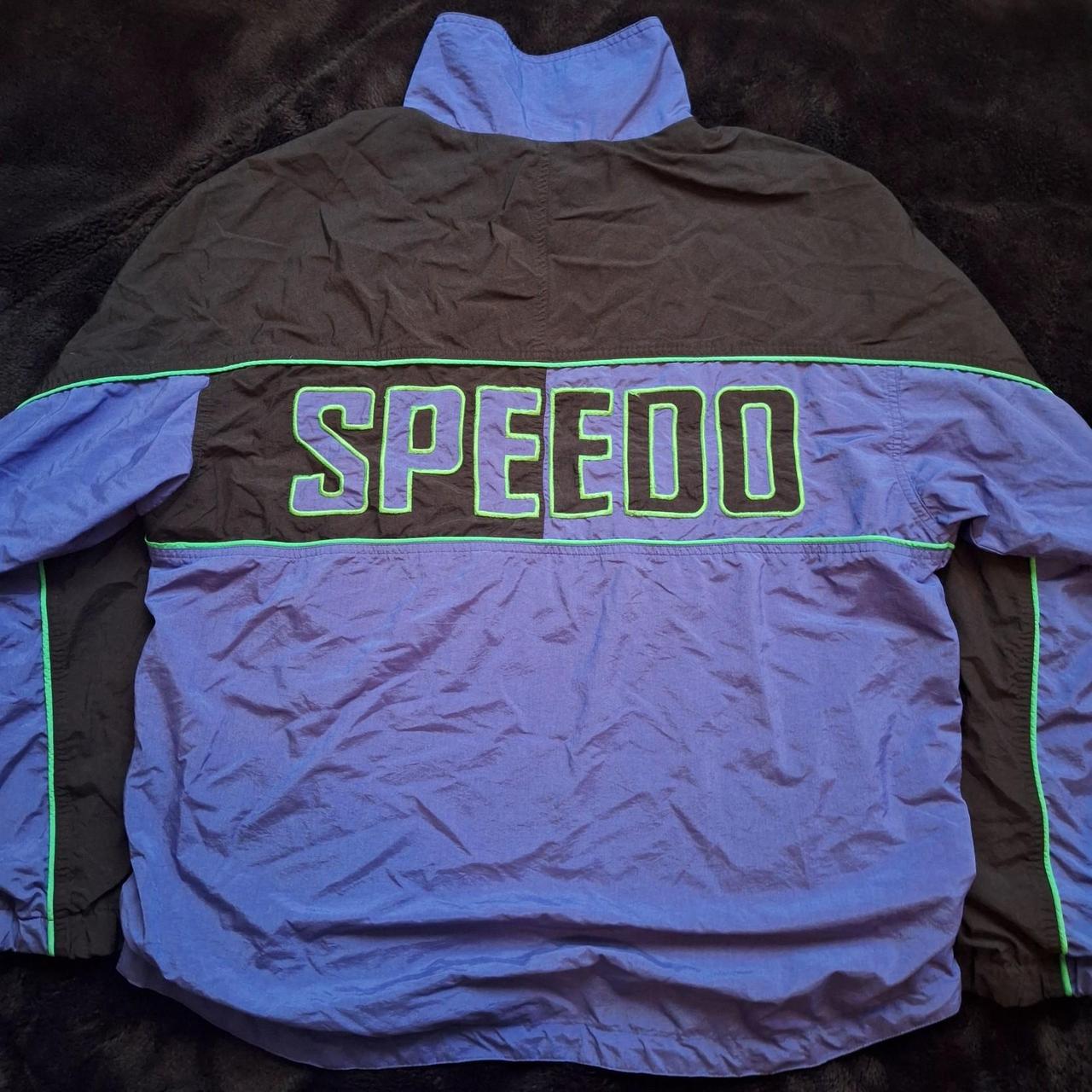 -Rare Vintage Speedo Windbreaker Jacket -Size... | Depop