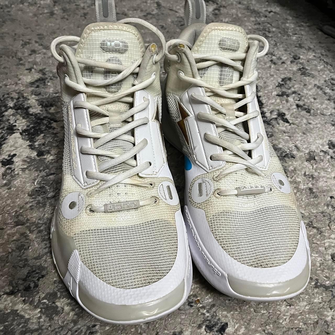 Li-Ning Men's White Trainers Way of wade 10,... - Depop