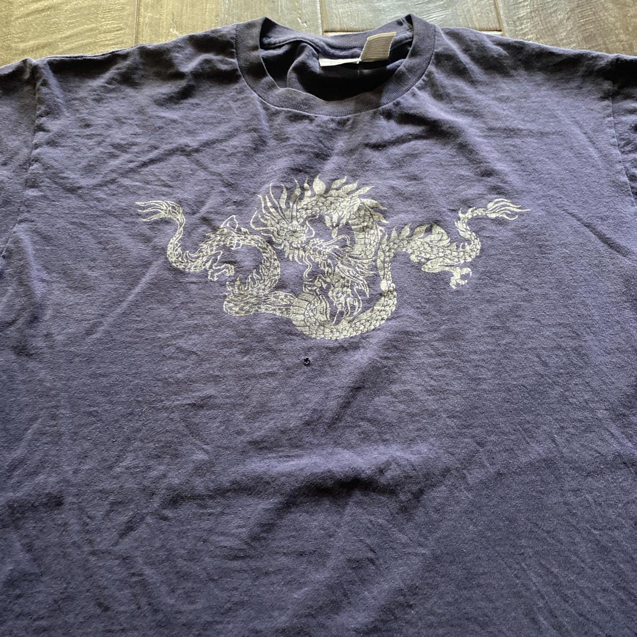 y2k utility dragon tee Medium #y2k #jnco #jncodragon... | Depop