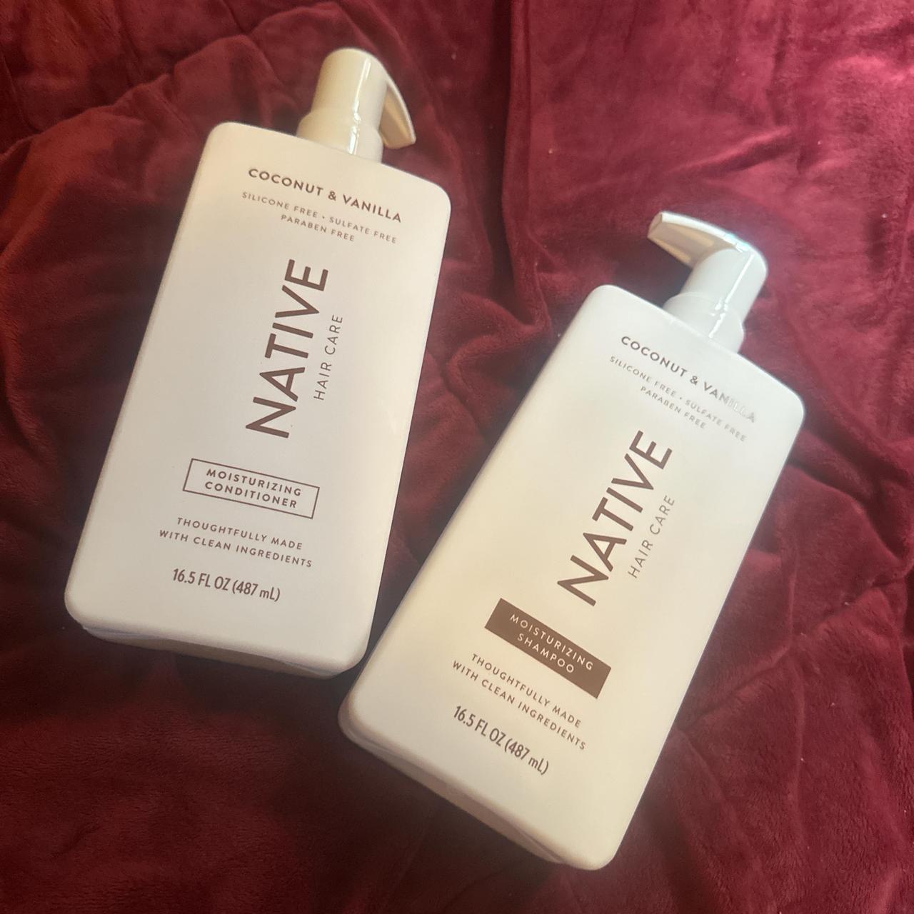 Native hair care bundle - coconut & vanilla shampoo... - Depop