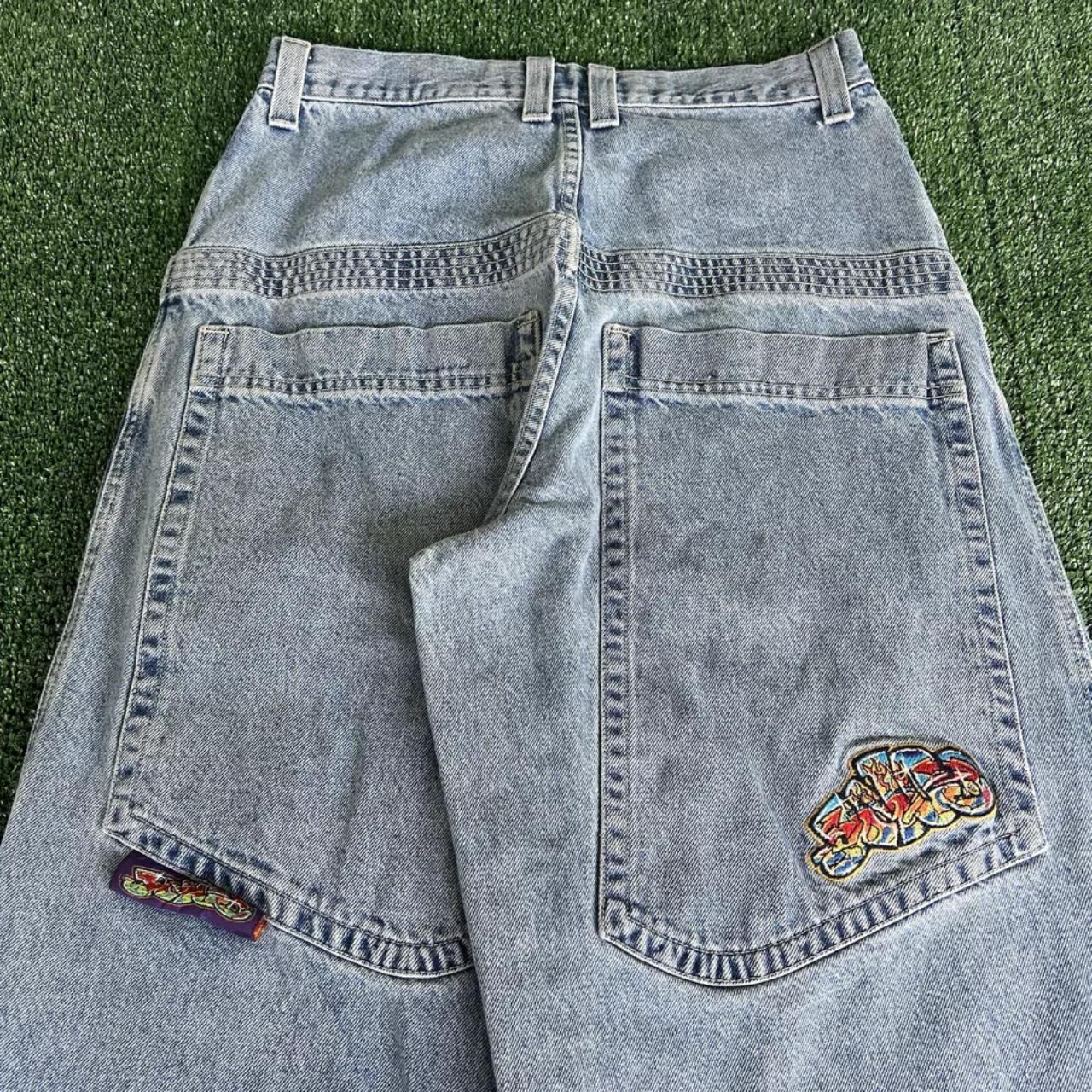 VTG 90s Mens JNCO Burner Wide-Leg Rave Skate... - Depop