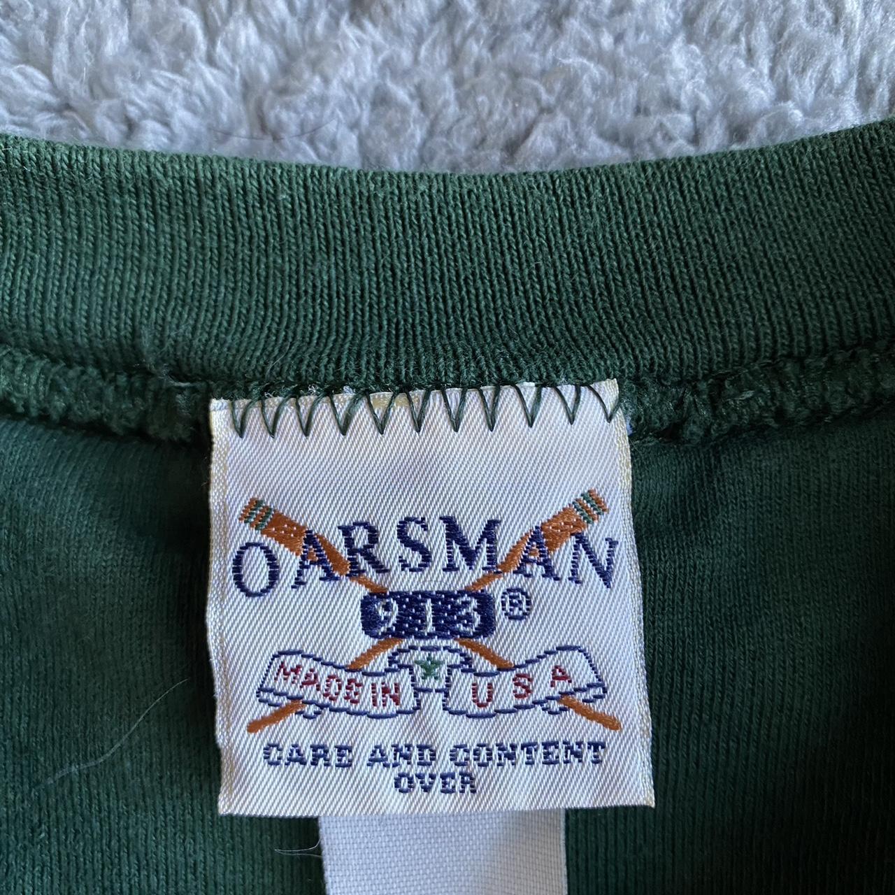 Vintage Oarsman Green Pebble Beach crewneck... - Depop